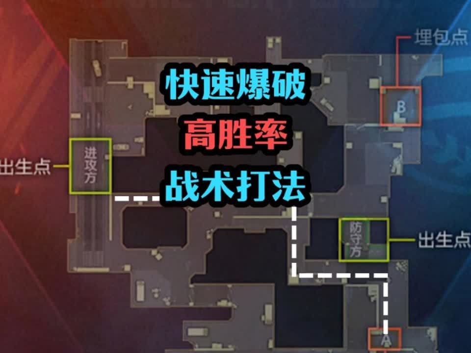 高胜率|快速爆破模式战术打法 #和平精英战场进化 #和平精英快速爆破...