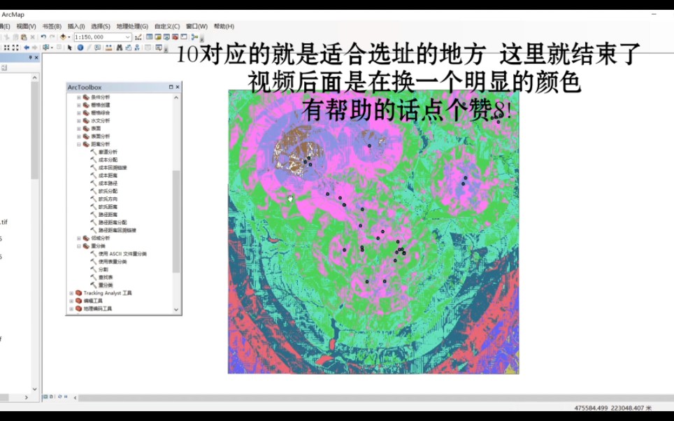 Arcgis学校选址重分类之麻瓜教学