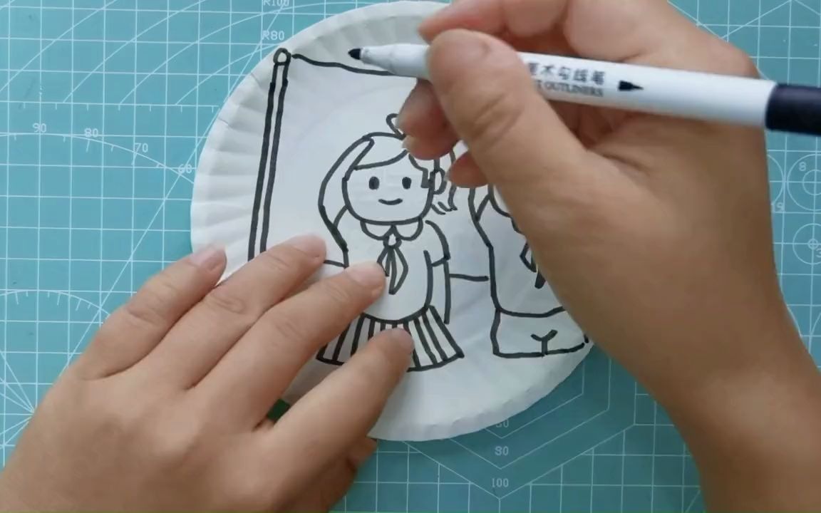 【爱上简笔画】我们是祖国的花朵,爱国爱党爱生活!