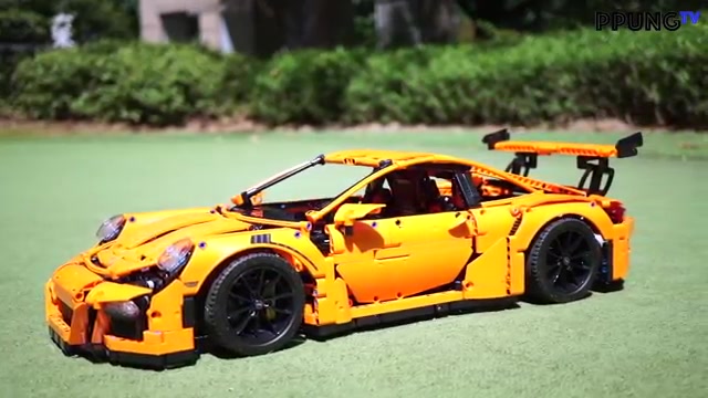 【搬运】乐高科技旗舰保时捷911 GT3 RS LEGO42056 简单改动力...