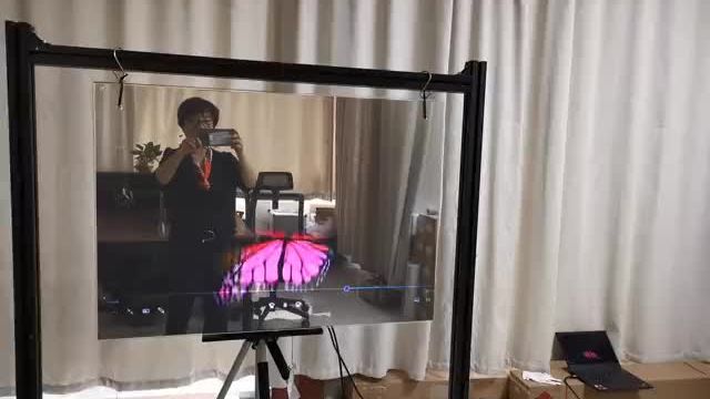 #3d全息投影 #魔镜投影膜 魔镜投影膜
