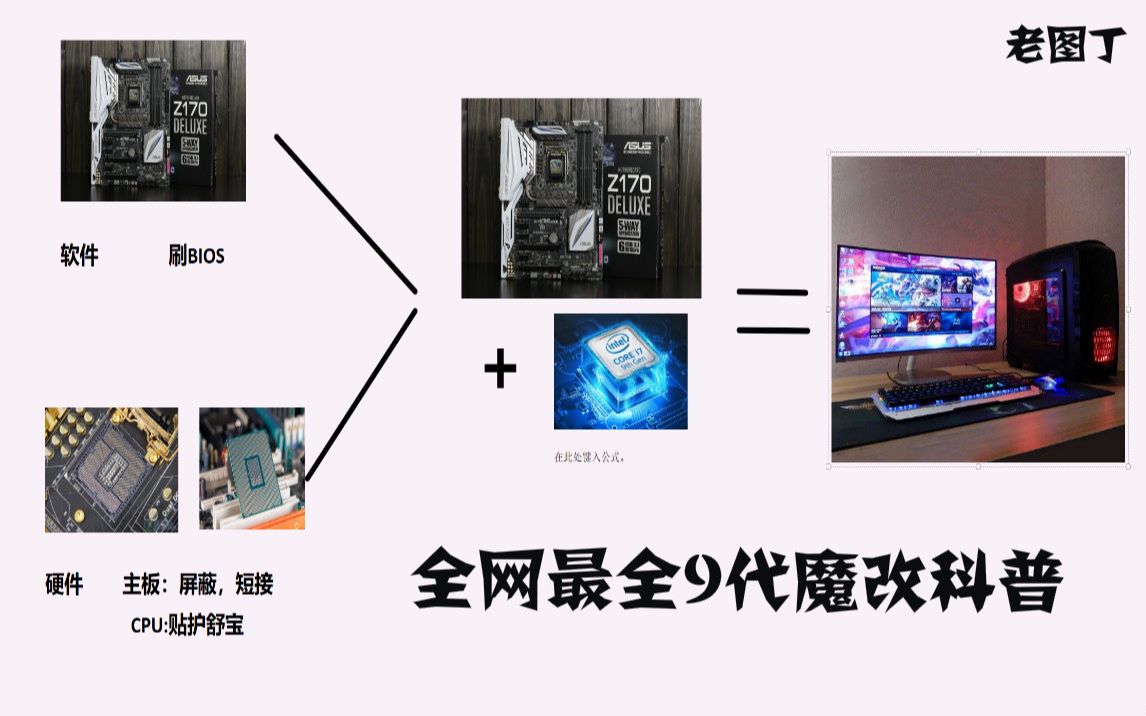 【老图丁】全网最全9代魔改科普,让你知道什么是九代魔改!