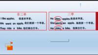 小学英语语法《动词三单形式的运用》微课讲解