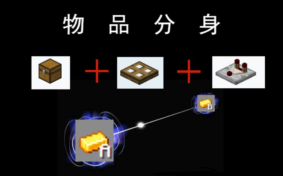 MC生电技术爆炸!一个视频给你玩转物品分身的思路:远程传送,输送...