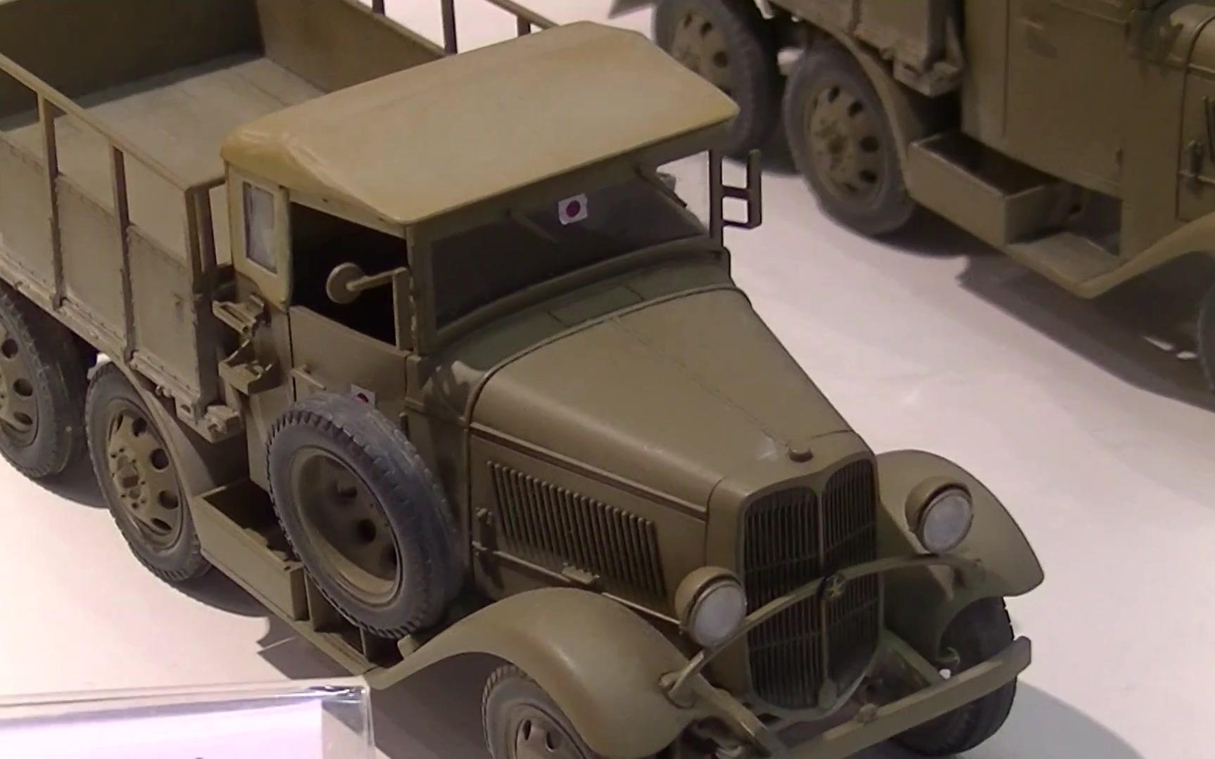 旧大日本帝国陸軍-九四式六轮自动货车模型展示:TYPE-94