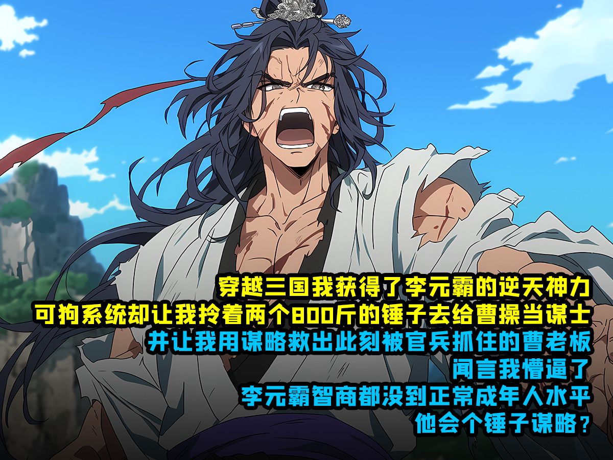 穿越三国我获得了李元霸的逆天神力 可狗系统却让我拎着两个800斤的...