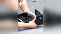现代名图14-19款后视镜镜片镜框镜壳转向灯拆装步骤