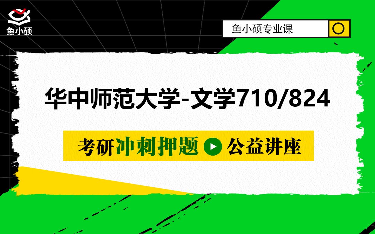 22华中师范大学文学/710汉语与文学基础/824语言与文学理论/小文...
