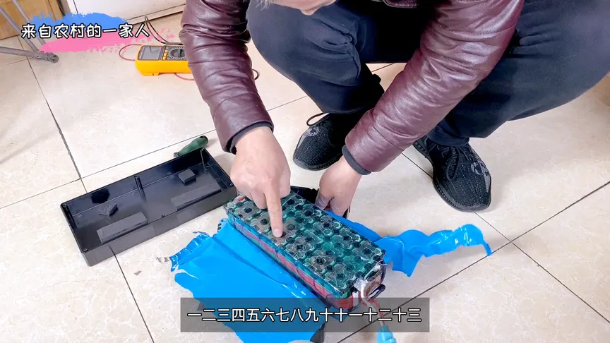 48v电瓶车锂电池,是几串?几并?多少安呢?全新也要拆开看一下