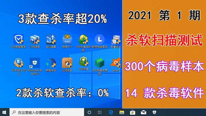 最残酷的杀毒软件扫描测试·0112期,QQ电脑管家再次倒数第1!