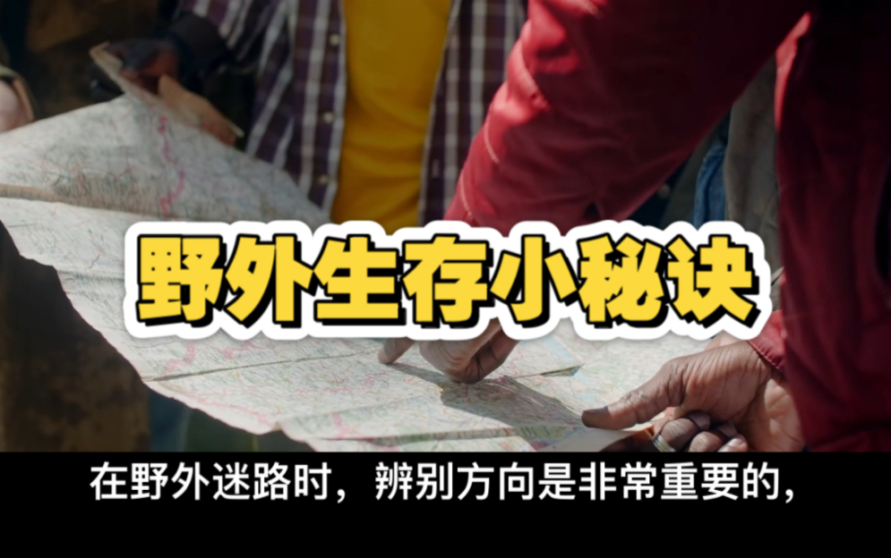 野外生存小秘诀!如何迅速辨别方向?
