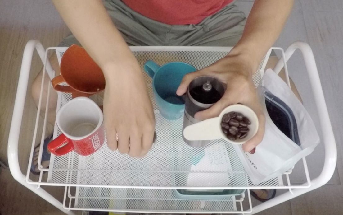 简单冲杯手磨咖啡