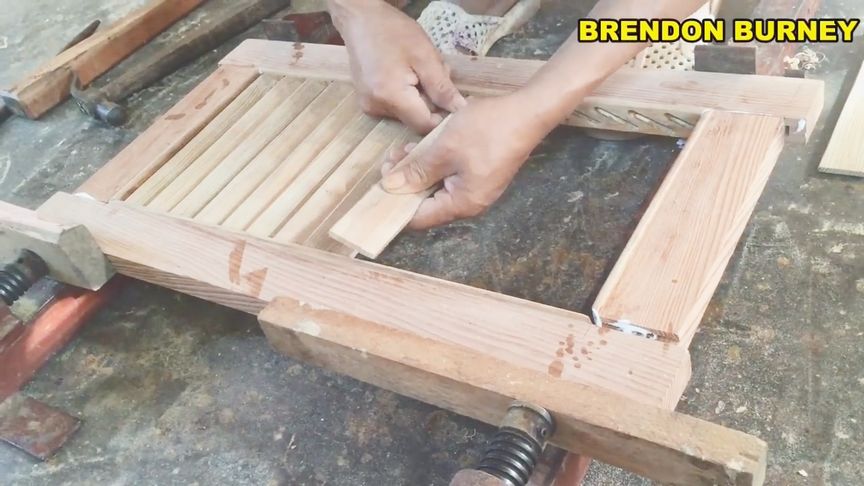 如何建造实木百叶窗-惊人的木工技能