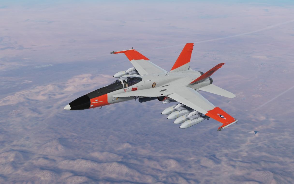 【DCS】F/A-18 利用吊舱对八目标同时攻击