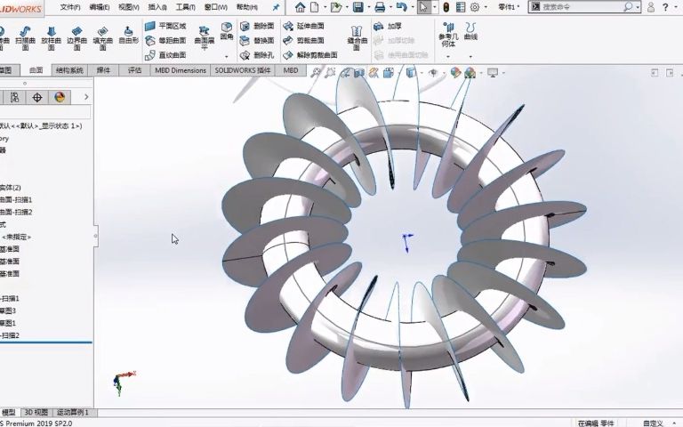 SolidWorks绘制电话线发圈也很有一手!