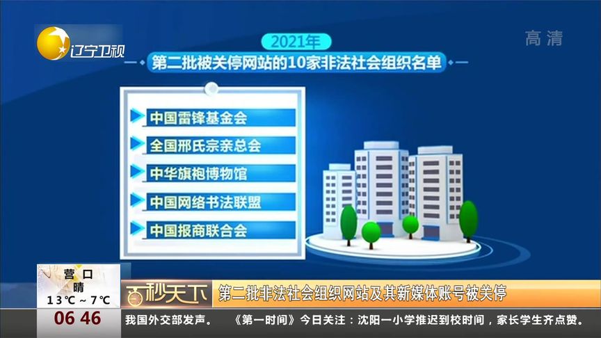 第二批非法社会组织网站及其新媒体账号被关停