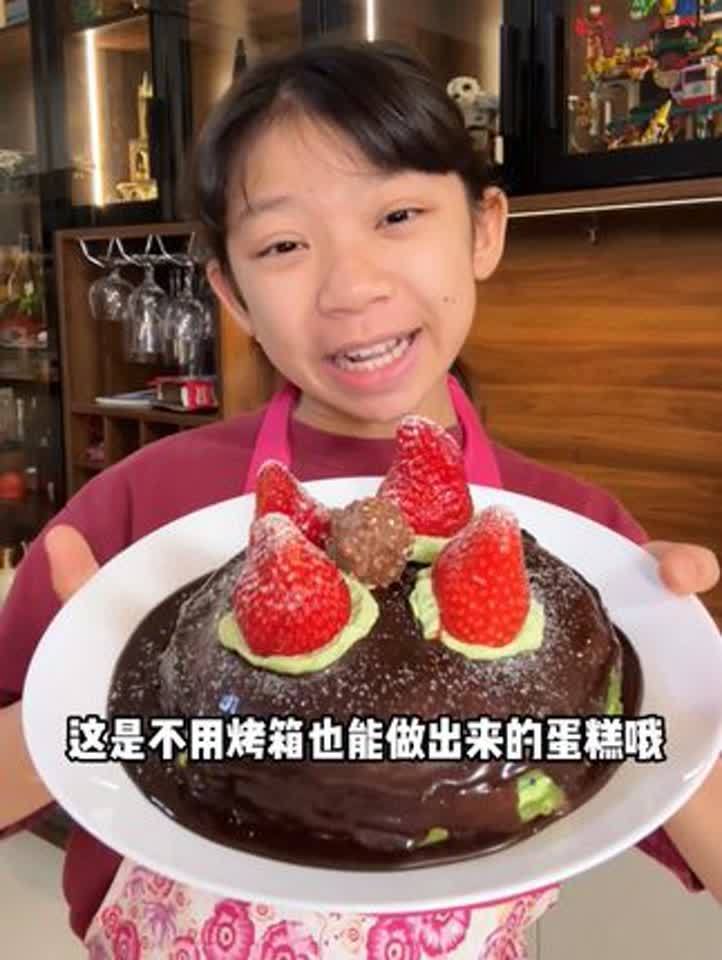 不用烤箱也能做的蛋糕!