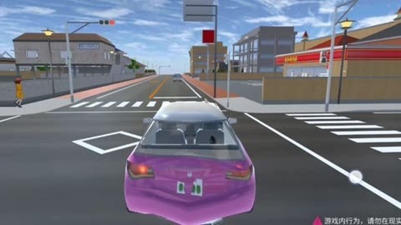 樱花校园模拟器 小舞撞车