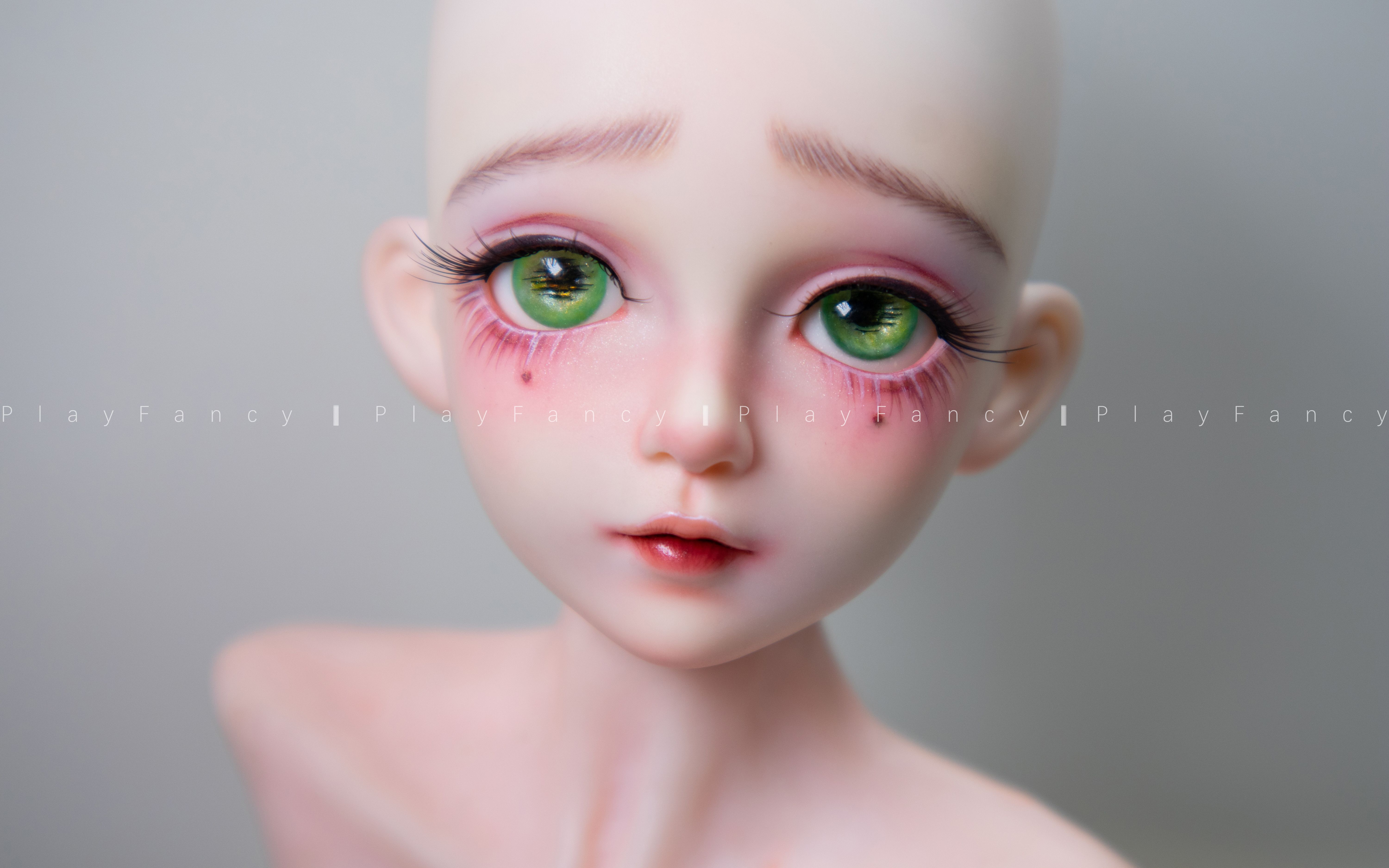 【甘露寺蜜璃】【鬼灭之刃】-BJD仿妆 完整妆面过程 这干货怕是干得...
