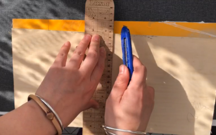 木刻版的裁版技巧