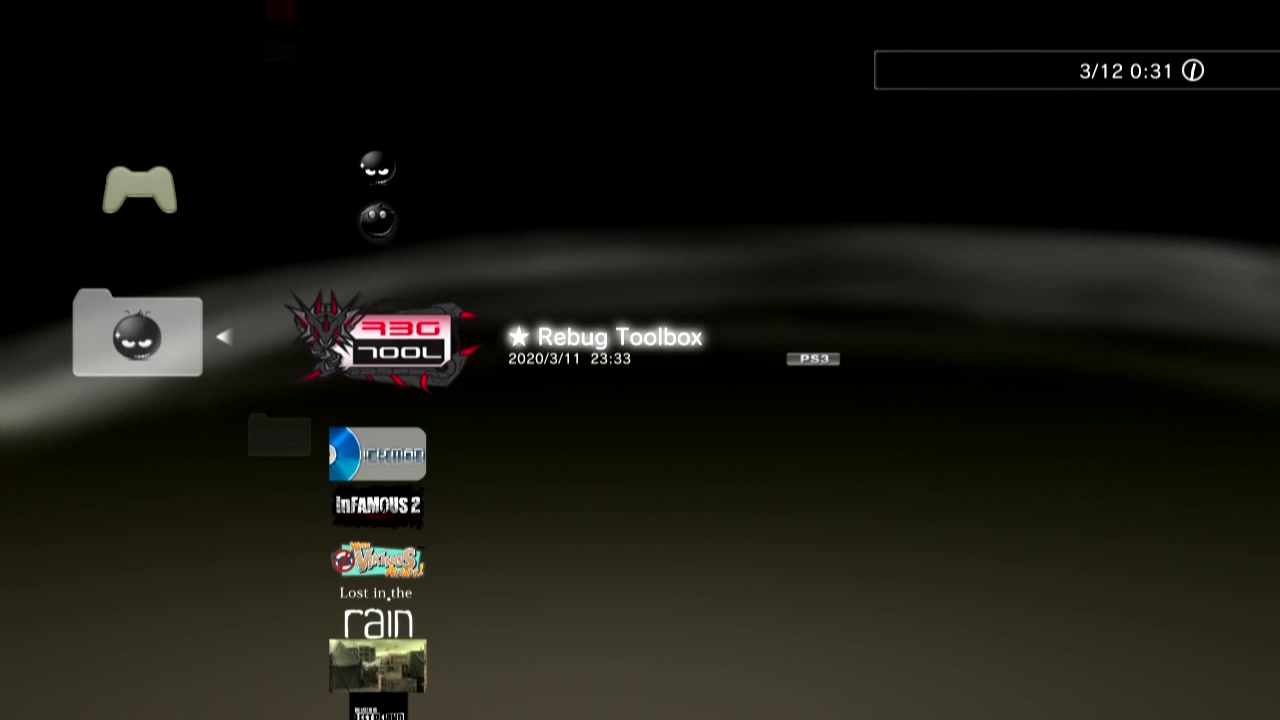 PS3 初版60G 刷了混合自制 试运行FF12汉化版