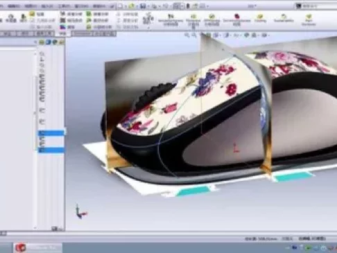 solidworks曲面建模 鼠标造型