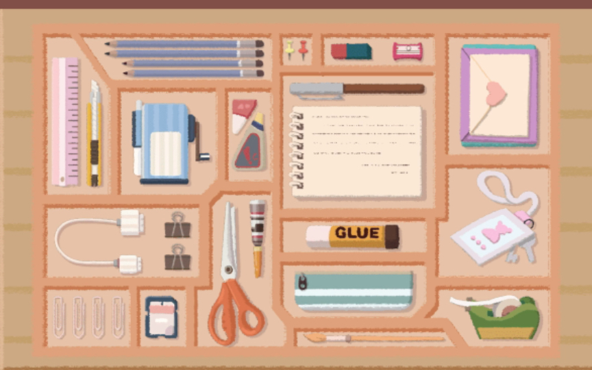 治愈系收纳-书桌收纳整理