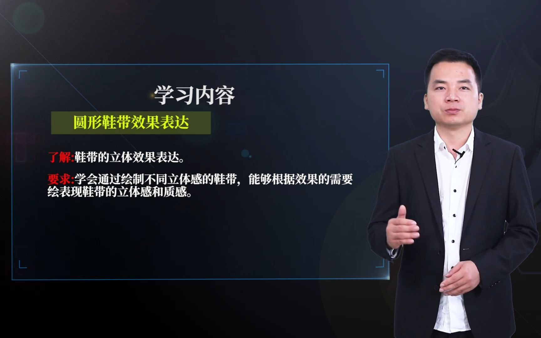 42 圆形鞋带表现