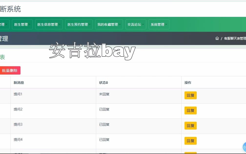 计算机毕业设计jspSSM374医院远程诊断系统Maven项目作品