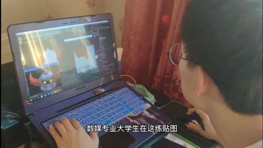 数字媒体技术专业大学生带你了解游戏模型的贴图的制作过程