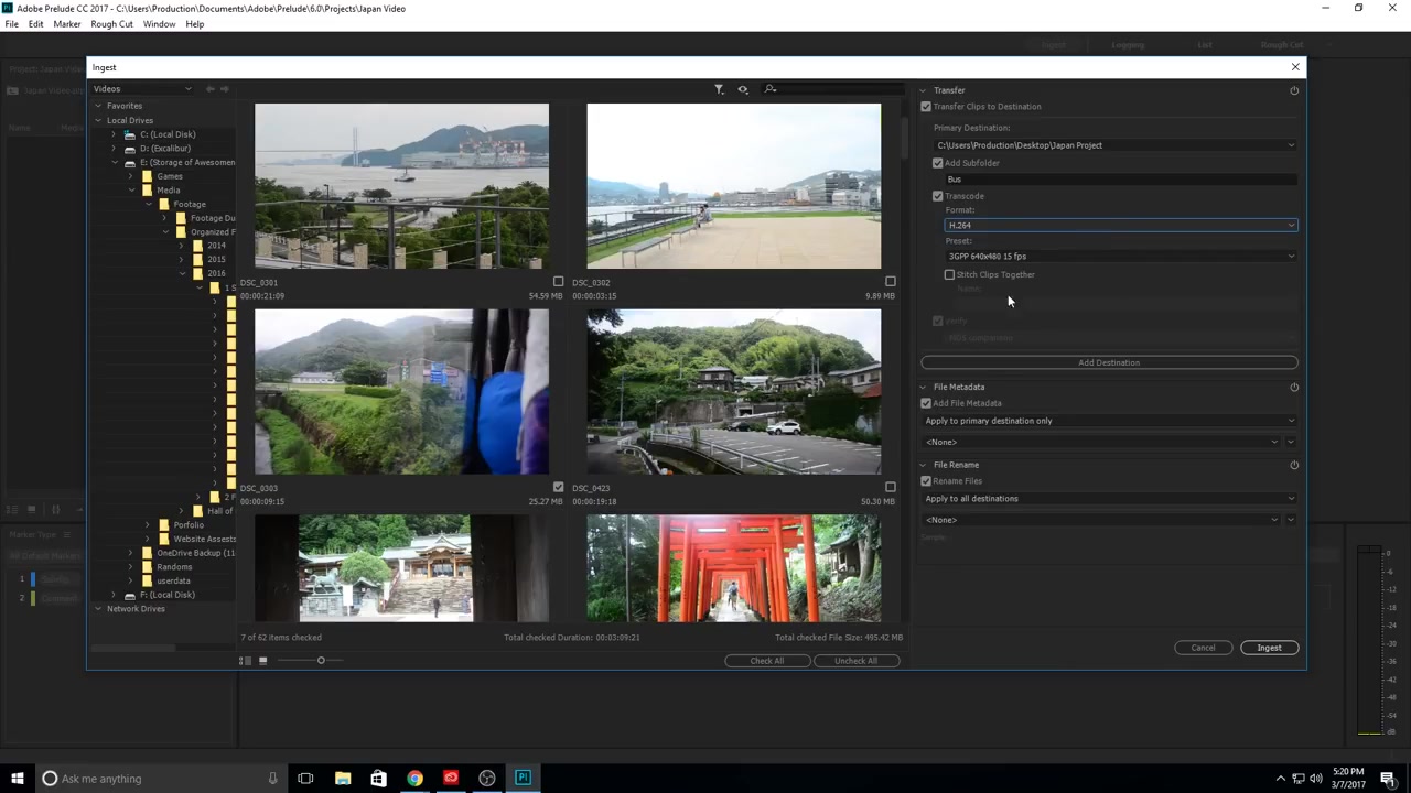 Adobe Prelude CC 2019视频素材整合软件V8.0.1 Mac版