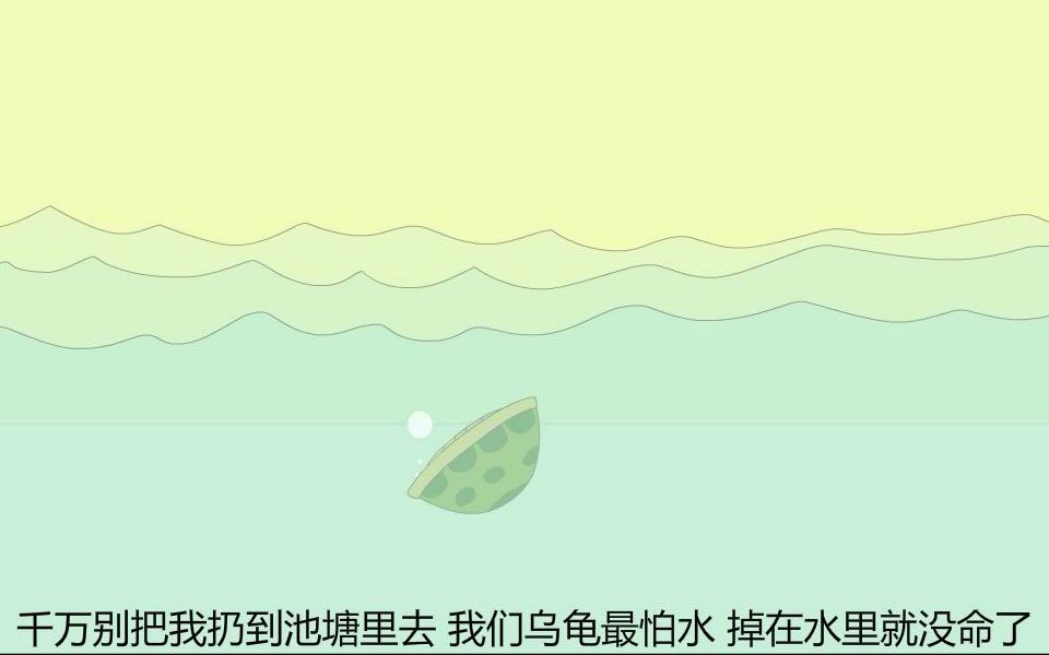 【自制flash动画】聪明的小乌龟(故事十七)
