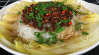 蒜蓉粉丝娃娃菜的正确做法,蒜香浓郁,味道鲜美,做法超级简单