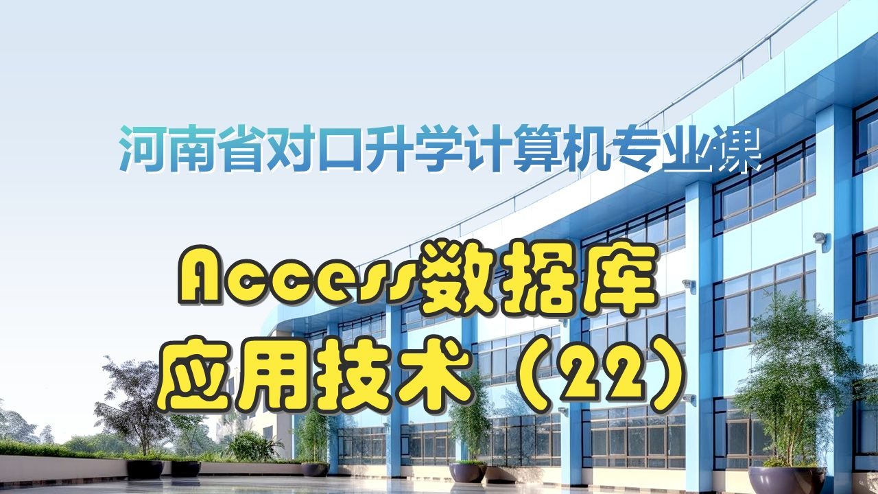 Access数据库应用技术(22)