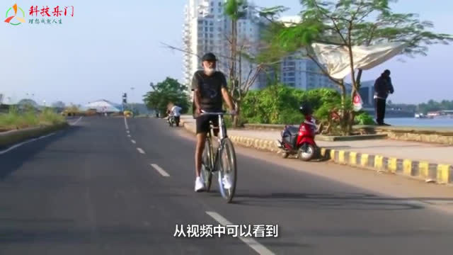 脚踏板无链条自行车,时速30千米,全程仅靠一双脚