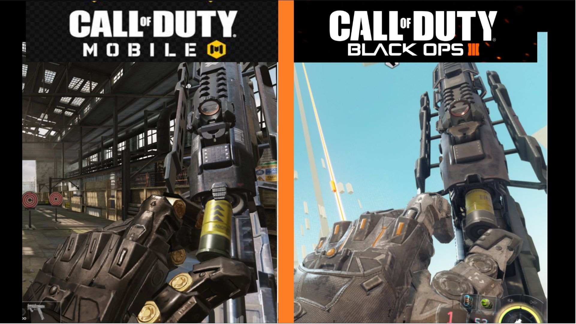 祖孙对决 CODM高清模拟器 v.s. COD12 枪声&装填对比