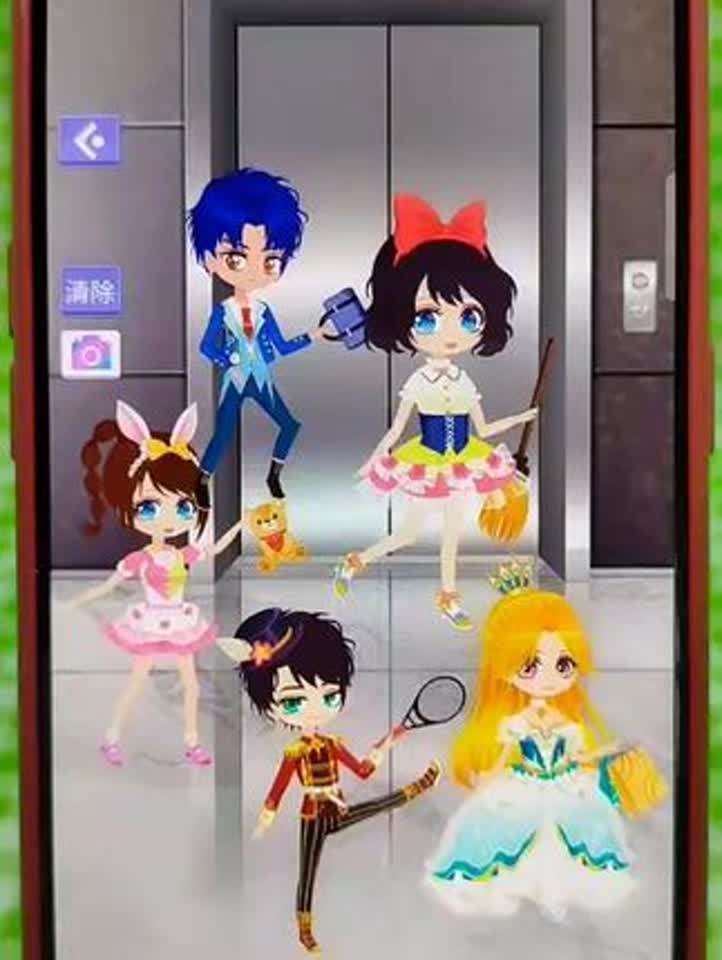 #小游戏 #偶像小屋模拟器 小伙伴们都来帮白雪搬家了