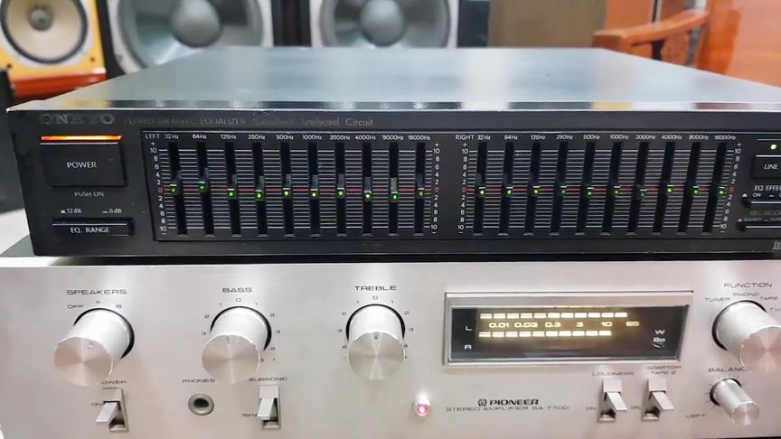 安桥Onkyo MQ 1000均衡器,试听赏析,频率调节效果显著高低分明