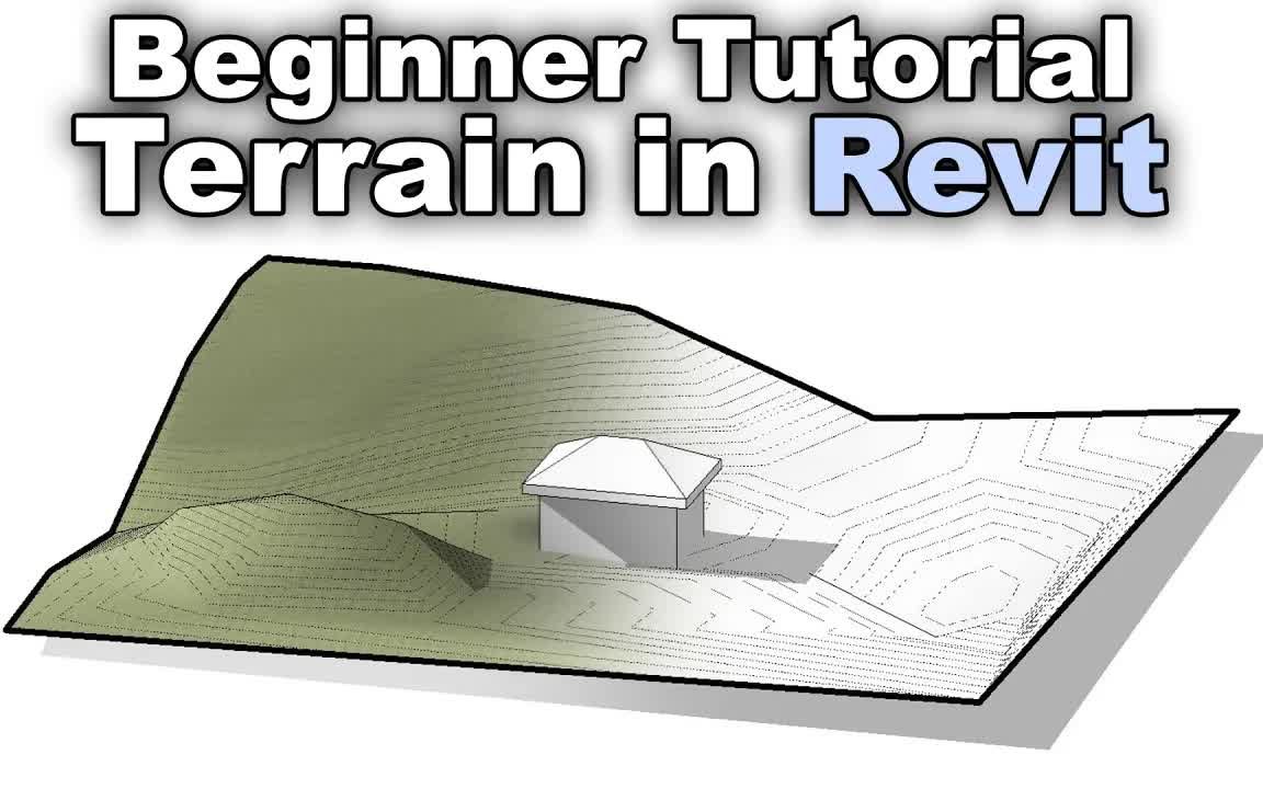 如何在REVIT中为一个场地地形建模教程How to Model Terrain in Revit ...