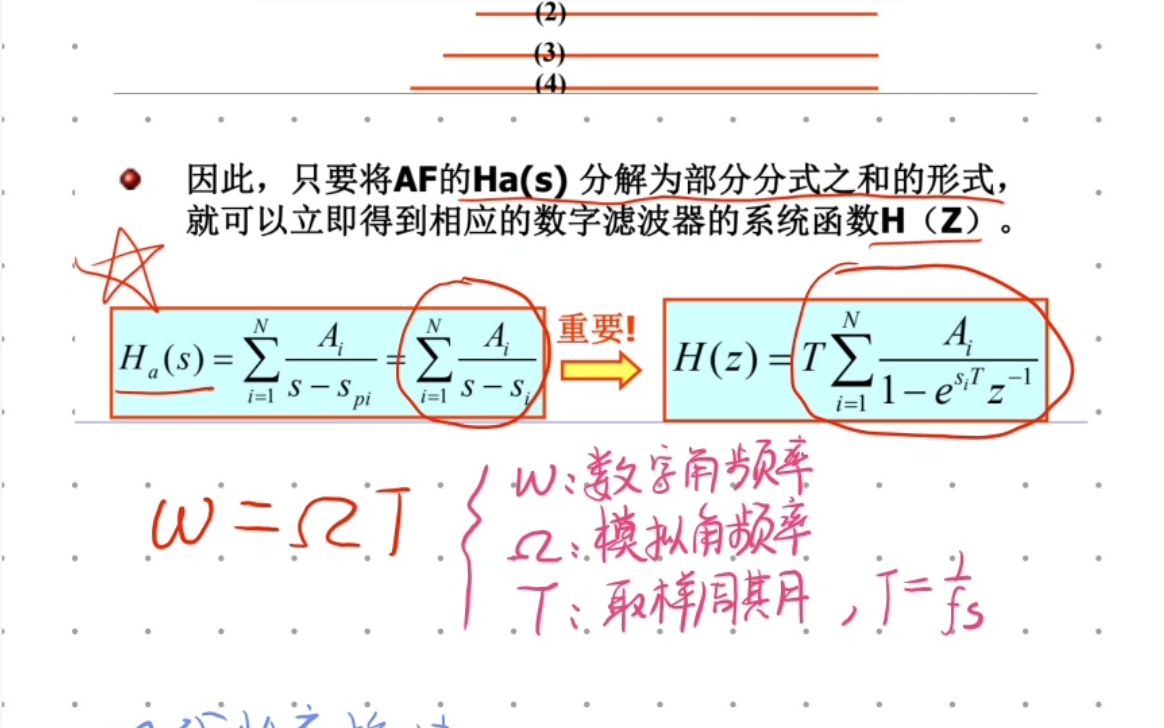 【数字信号处理】第四章·IIR滤波器设计4:模拟到数字的变换-由H(s)到...