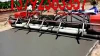 混凝土滚轴式摊铺机 三滚筒震排一体机 排式振动棒辊子一体机厂家