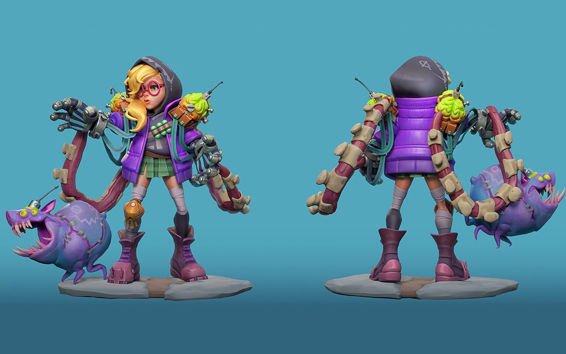 【上车】Zbrush雕刻教程 Maya绑定教程 UE5材质动画展示 风格化角色...