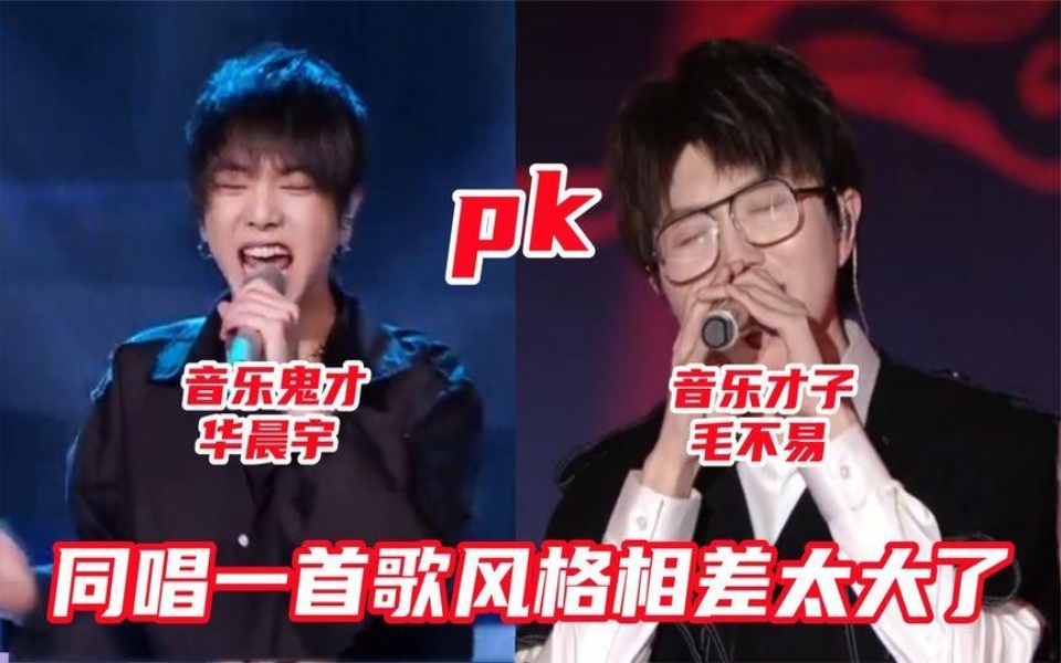 华晨宇毛不易同唱一首歌,风格差距太明显,根本不是一个档次!