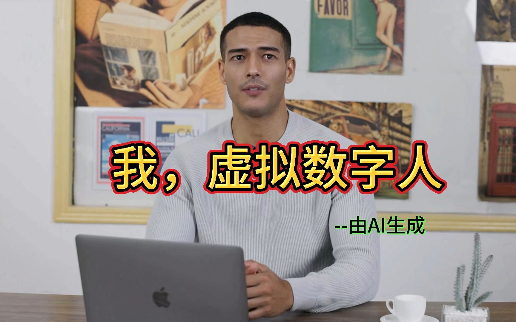 AI生成虚拟数字人,表情动作更自然