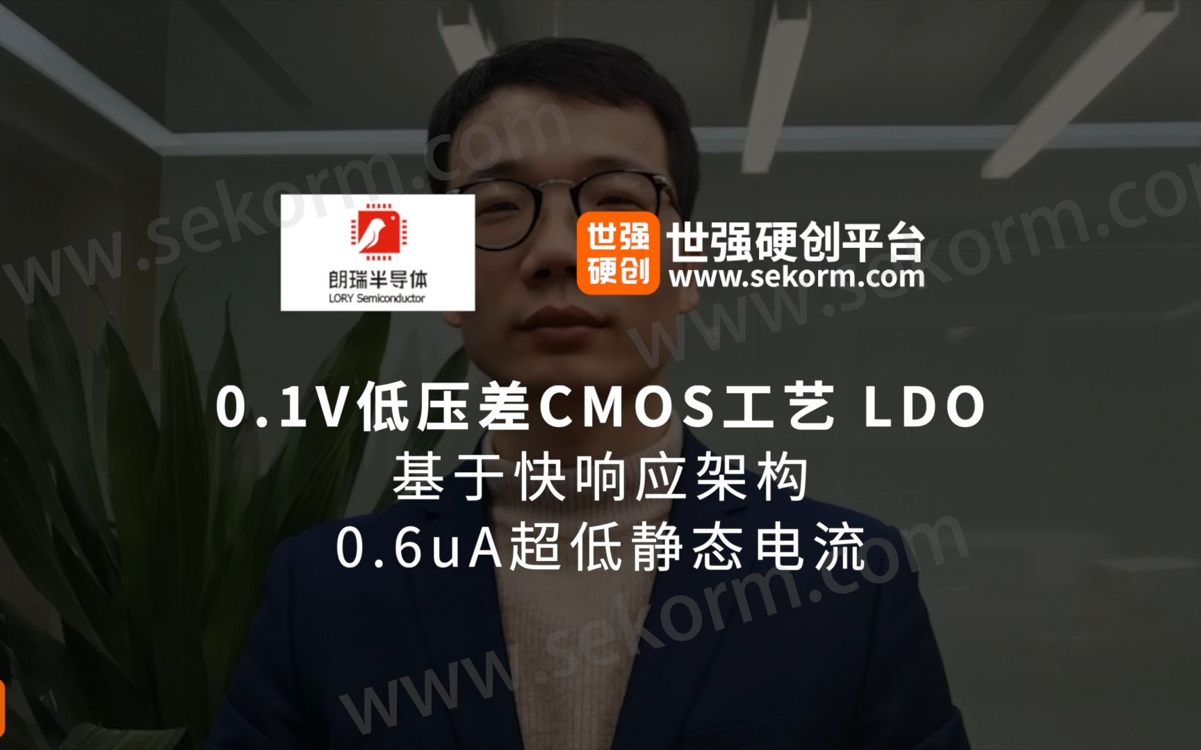 朗瑞半导体CMOS工艺LDO,0.1V低压差,0.6uA超低静态电流