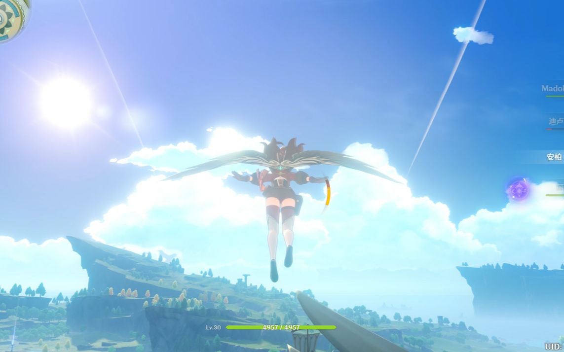 RX580原神最高画质渲染精度帧数体验,璃月港 蒙德城 庆云顶