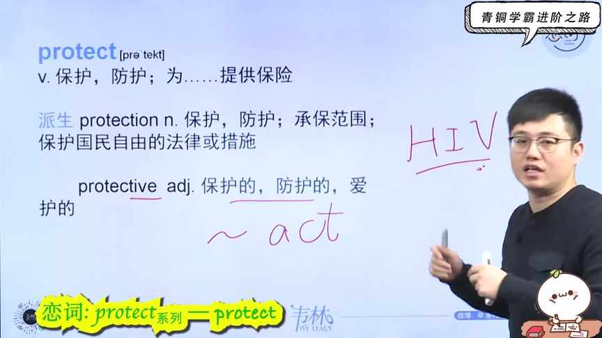 恋词独词版 unit8.4.protect系列-protect