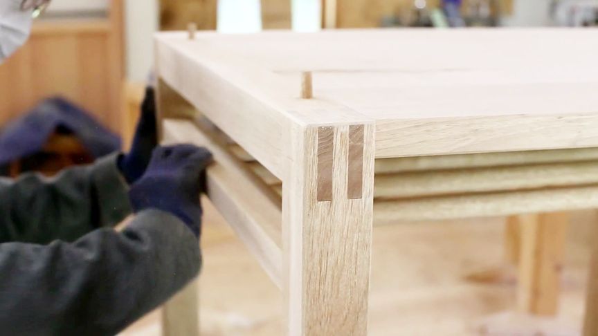 匠心|纯手工做套实木桌,实拍90后小伙从木板到木桌的制作全过程,成品...