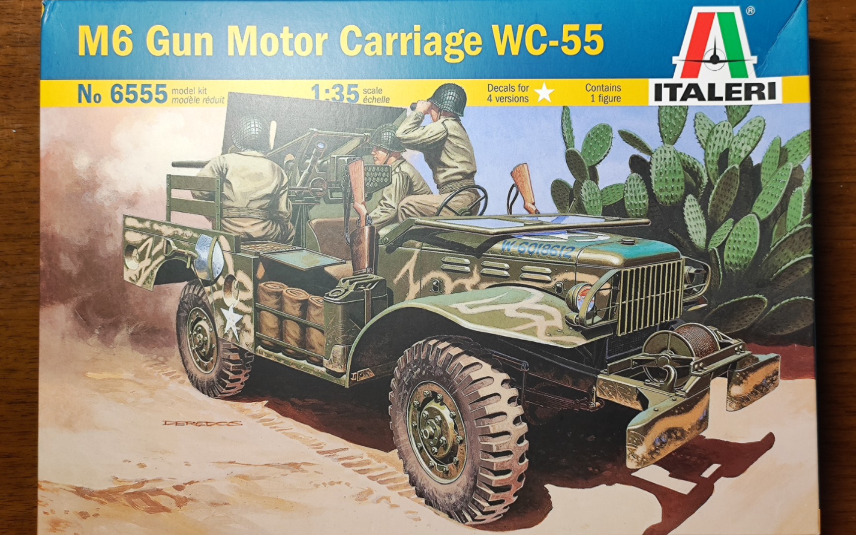 【模型测评】意大利 1/35 美制 M6 道奇WC-55 37mm自行反坦克炮模型