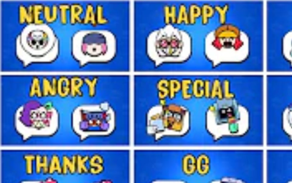 荒野乱斗所有表情[按情绪分类]